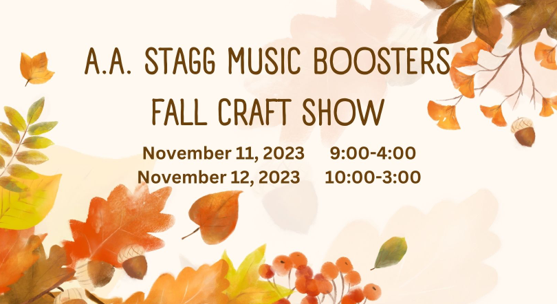 Staggs Fall Craft Show This weekend!! 11/11/23 & 11/12/23 – A Wright ...